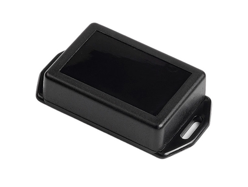 Wall mounted plastic enclosure with flanges for electronic devices PM0004