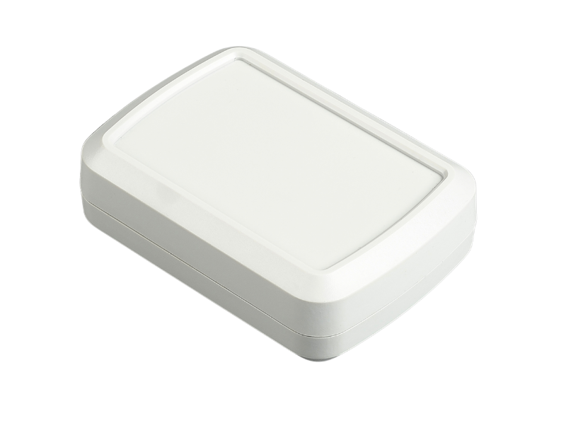 Oval handheld plastic enclosure for electronic devices PH044