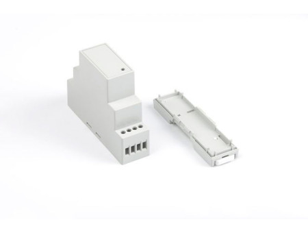 RAILS, plastic enclosures with din rails for electronic devices