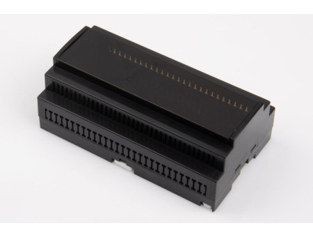 DIN rail plastic enclosures for electronic devices