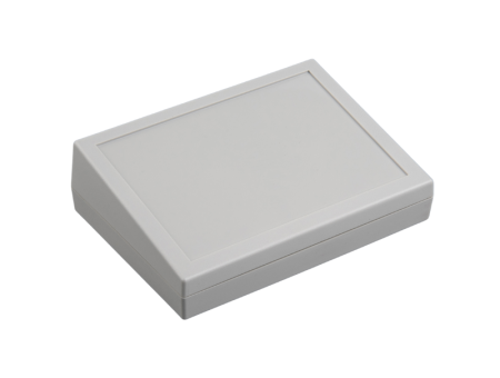 Plastic enclosures for desktop and keyboard electronic devices
